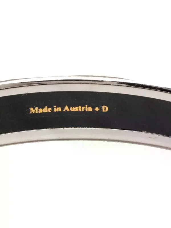 Hermès Caleche Enamel Bangle 62 Costume Bracelet