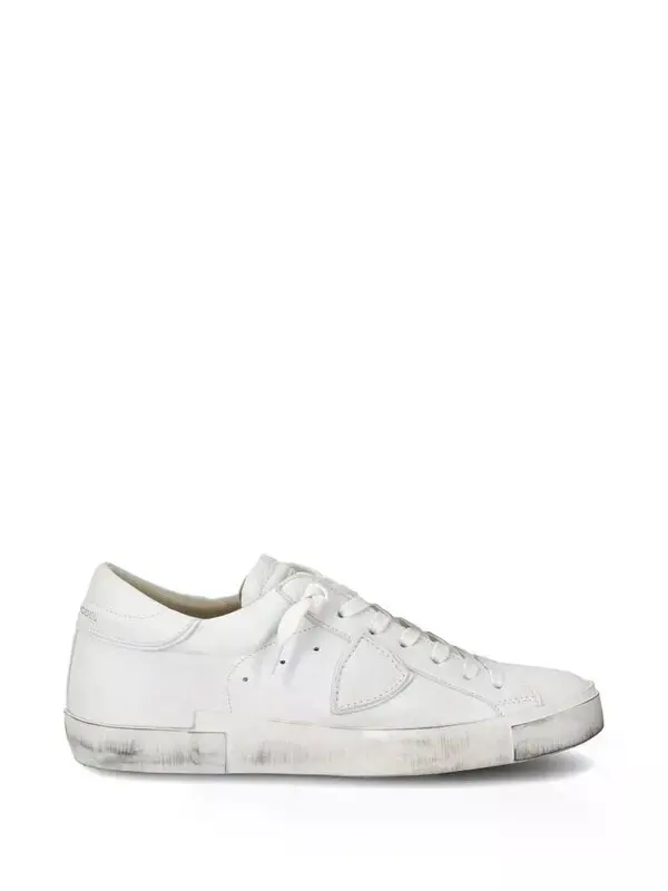 Philippe Model Prsx Low-top Leather Sneakers - White