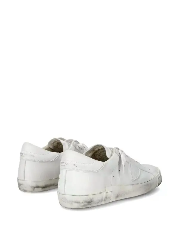 Philippe Model Prsx Low-top Leather Sneakers - White