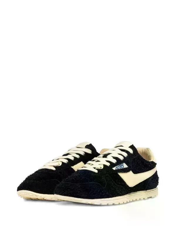 AUTRY Panelled Logo Sneakers - Black