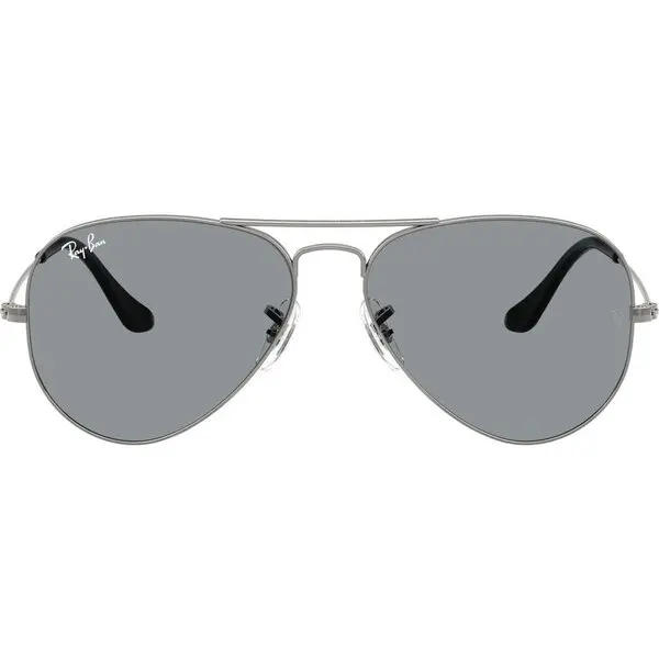 Ray-ban 58mm Aviator Sunglasses - Gunmetal/grey