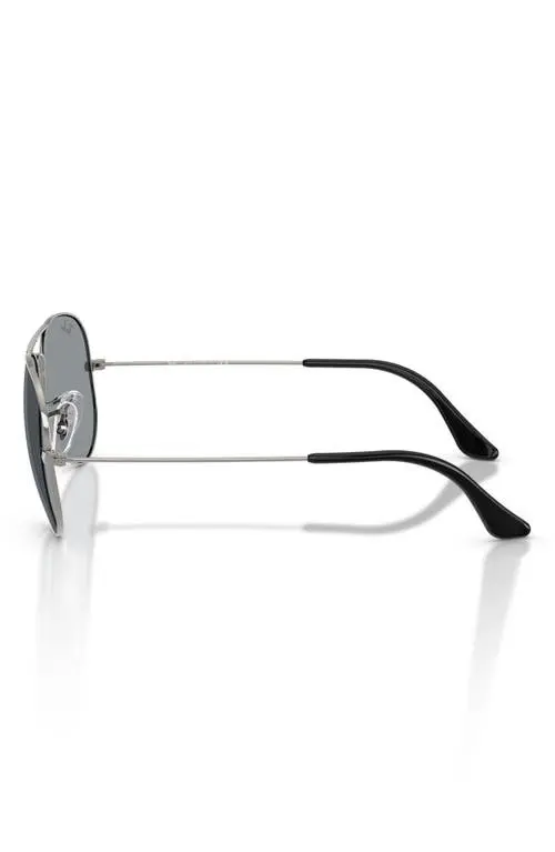 Ray-ban 58mm Aviator Sunglasses - Gunmetal/grey