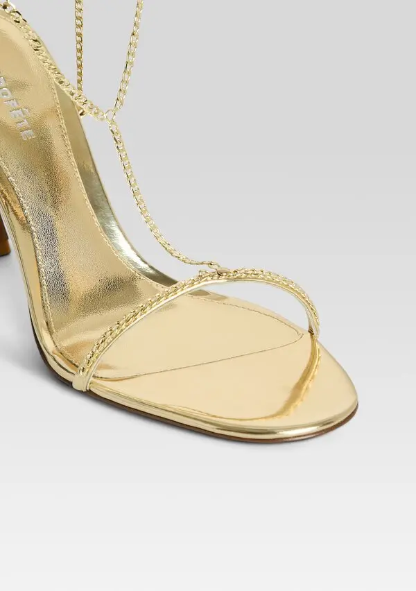 Retrofete Finny Sandal - Light Gold