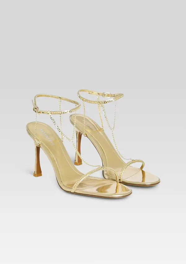 Retrofete Finny Sandal - Light Gold