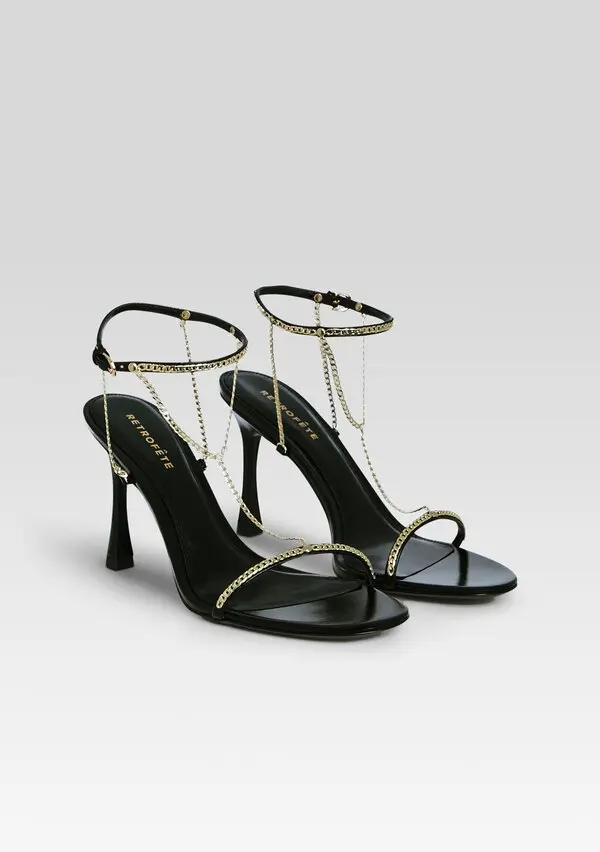 Retrofete Finny Sandal - Black