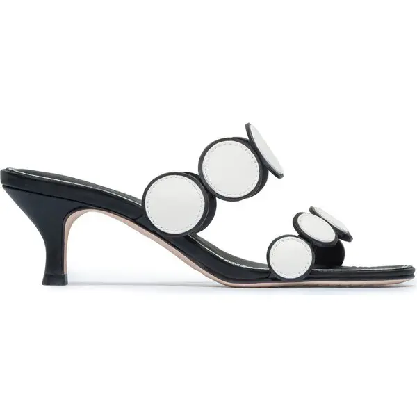 Bernardo Prya Kitten Heel Sandal - Black