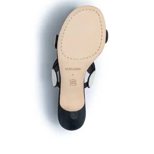 Bernardo Prya Kitten Heel Sandal - Black