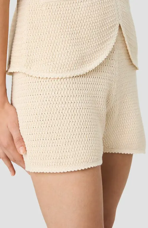 French Connection Mozart Open Stitch Shorts