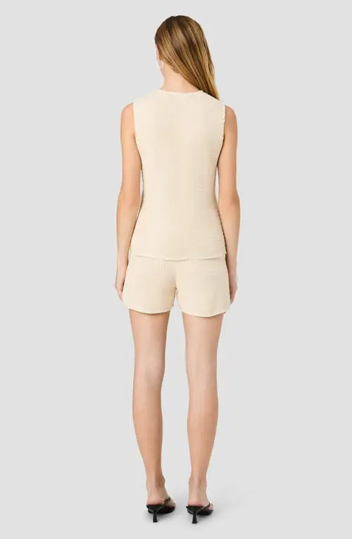French Connection Mozart Open Stitch Shorts