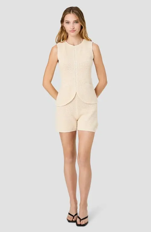 French Connection Mozart Open Stitch Shorts