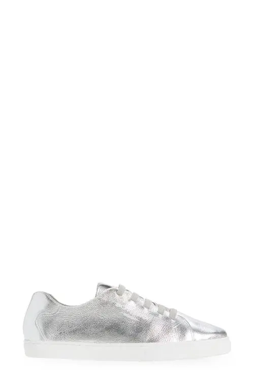 BOTTERO Metallic Leather Sneaker - Prata