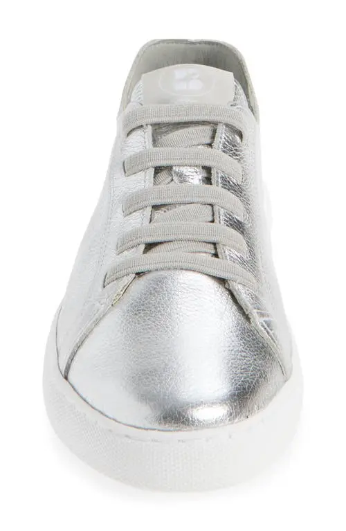 BOTTERO Metallic Leather Sneaker - Prata