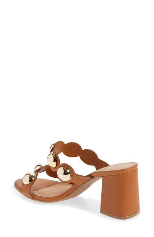 BOTTERO Botingrid Studded Slide Sandal - Caramelo