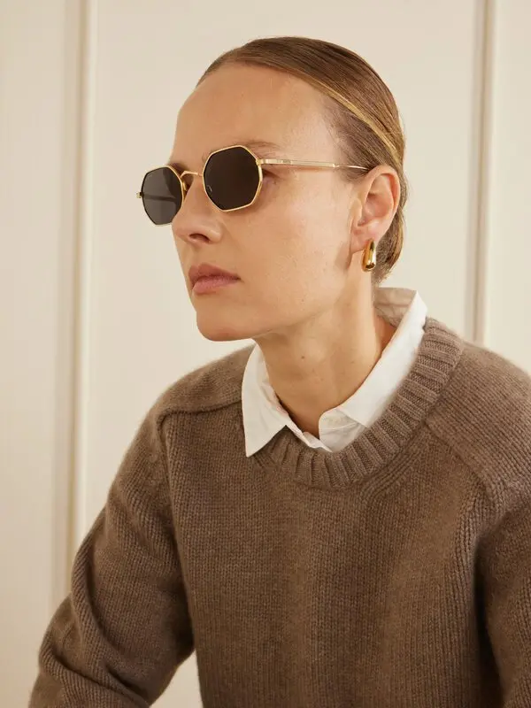 Cartier Octagon-frame Sunglasses - Gold