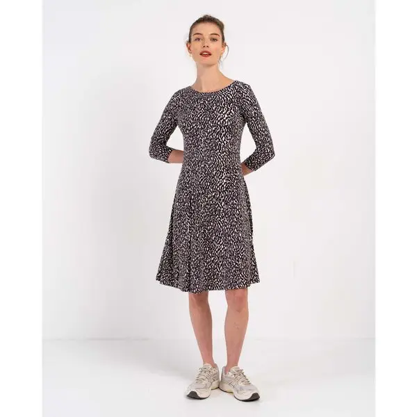 KETTLEWELL Isla 3/4 Sleeve Dress - Espresso
