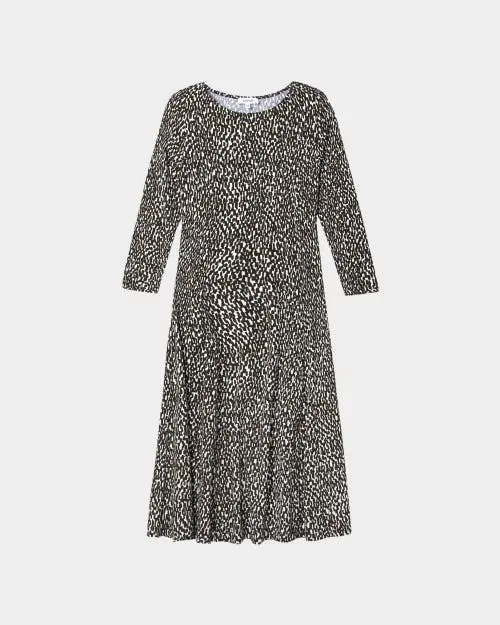 KETTLEWELL Isla 3/4 Sleeve Dress - Espresso