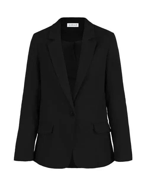 KETTLEWELL Iona Linen Blazer - Black
