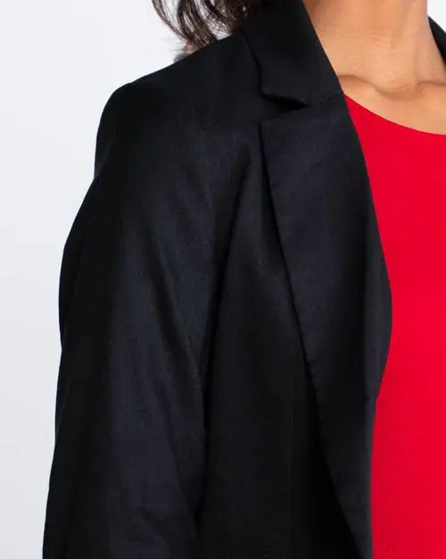 KETTLEWELL Iona Linen Blazer - Black