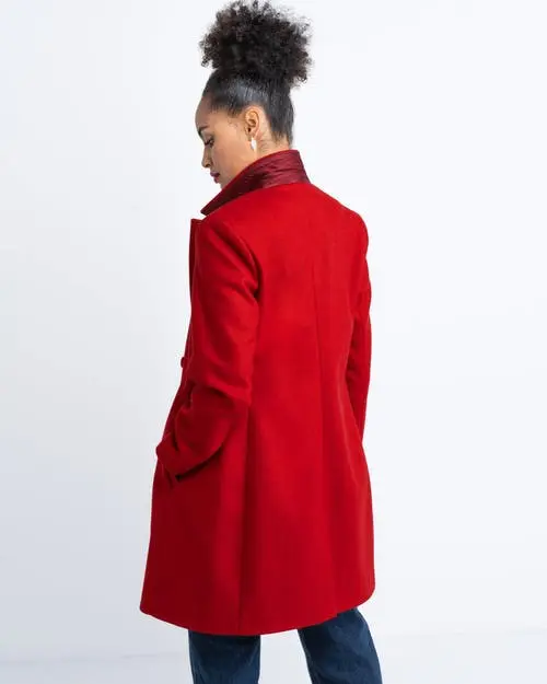KETTLEWELL The Camden Coat - Carmine Red