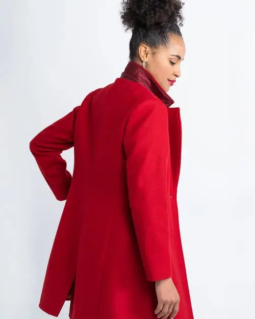 KETTLEWELL The Camden Coat - Carmine Red