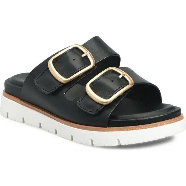 SOFFT Gabby Platform Slide Sandal - Black