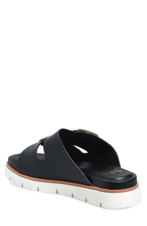 SOFFT Gabby Platform Slide Sandal - Black