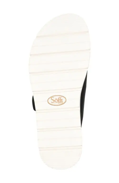 SOFFT Gabby Platform Slide Sandal - Black