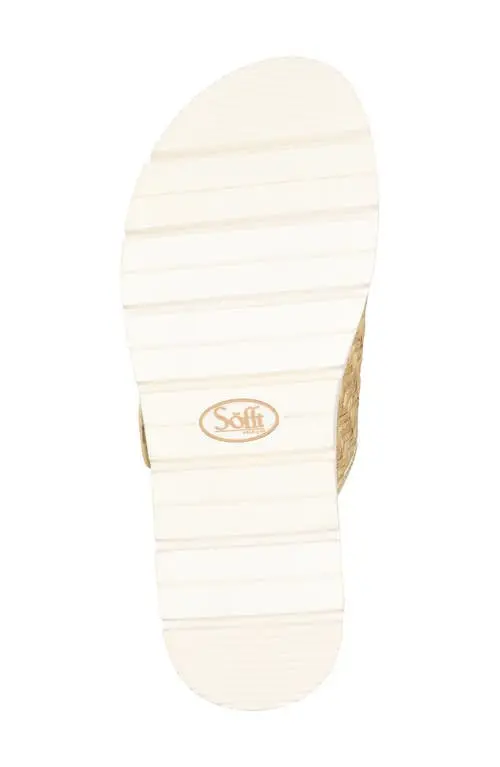 SOFFT Gabby Platform Slide Sandal - Tan