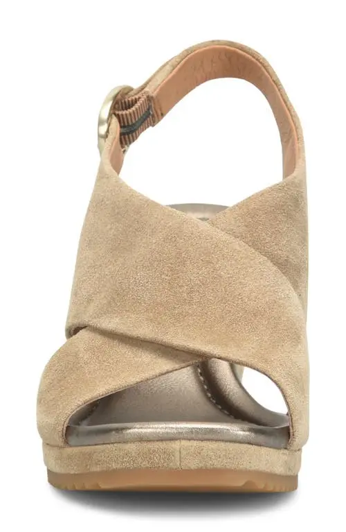 SOFFT Isabeth Slingback Wedge Sandals - Barley
