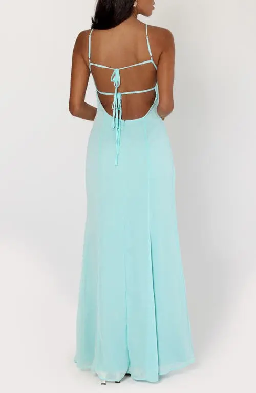 Princess Polly Jadira Chiffon Gown & Scarf Set