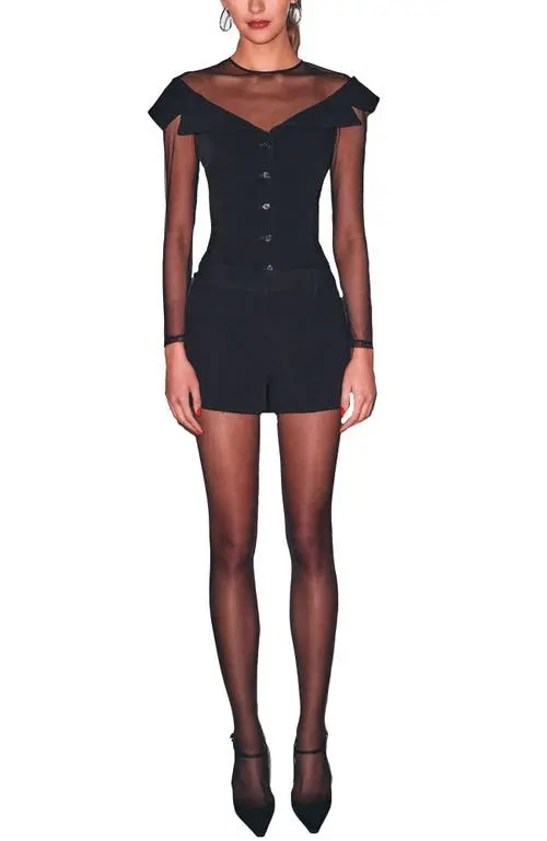 FLEUR DU MAL Off-the-shoulder Bodysuit