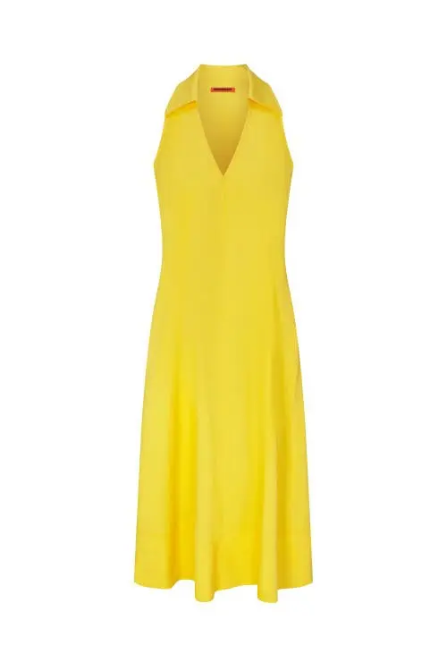 SIMONMILLER Nava Poplin Midi Dress - Sungold