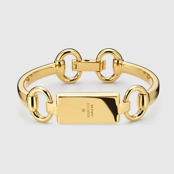 Gucci Horsebit Bangle Bracelet - Gold-toned Metal