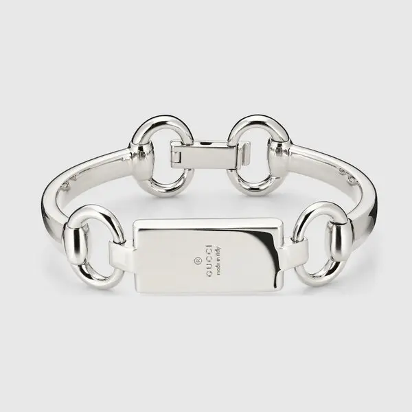 Gucci Horsebit Bangle Bracelet - Silver-toned Metal