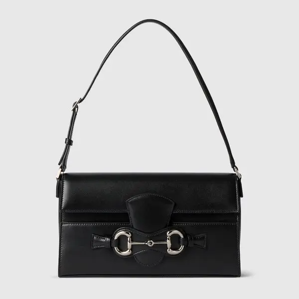 Gucci Horsebit Ristretto Medium Shoulder Bag