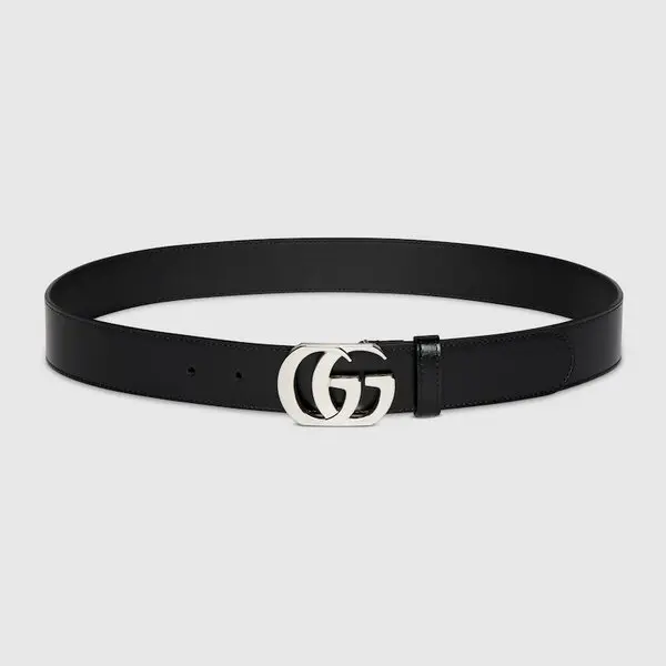 Gucci Cut Gg Marmont Belt - Black