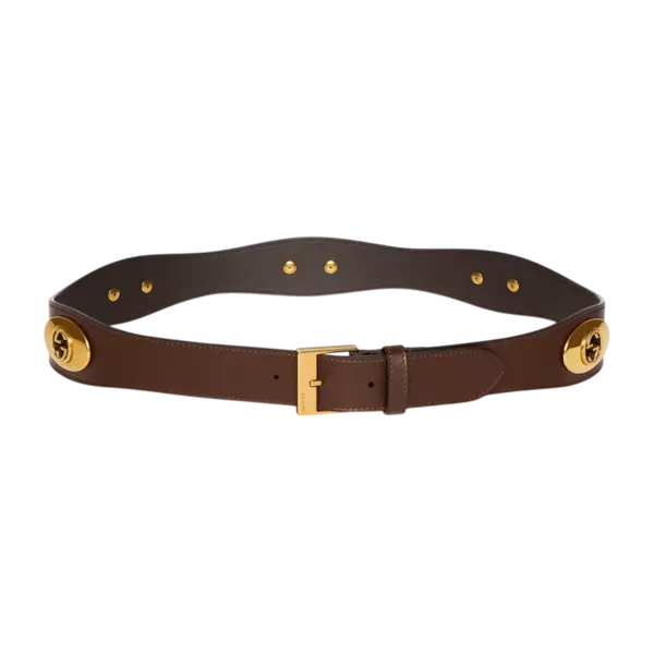 Gucci Belt With Interlocking G Buckle