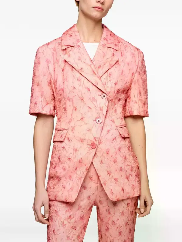 GANNI Shibori-print Organza Jacket