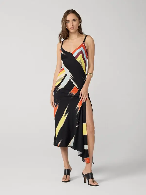 Diane Von Furstenberg Skye Dress - Dorian Stripe Multi
