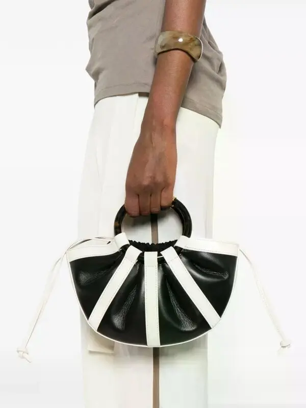 COCCINELLE Round-handle Leather Tote Bag - Black