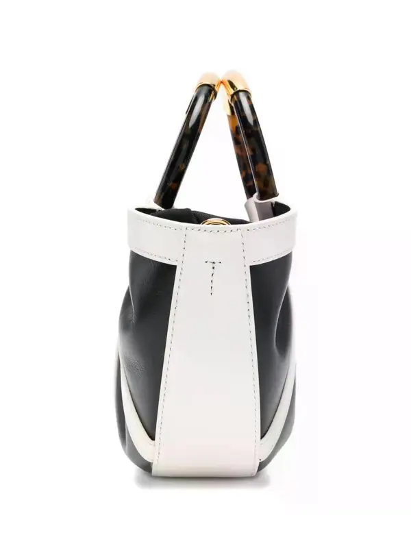COCCINELLE Round-handle Leather Tote Bag - Black