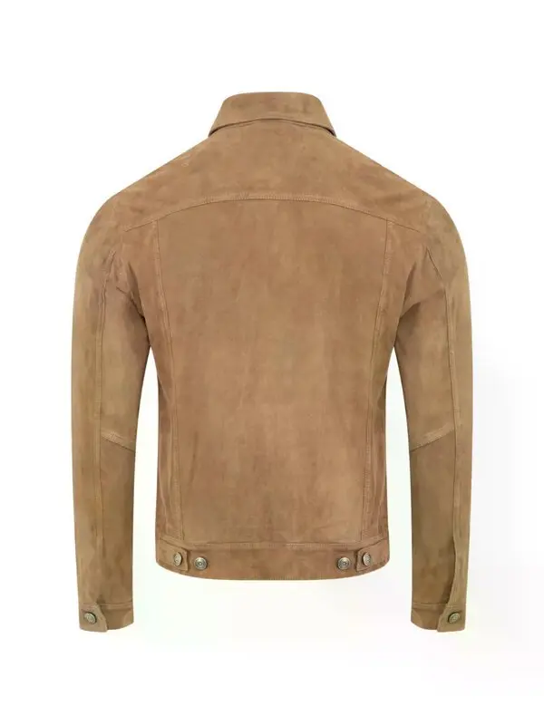 GIORGIO BRATO Suede Patch-pocket Jacket
