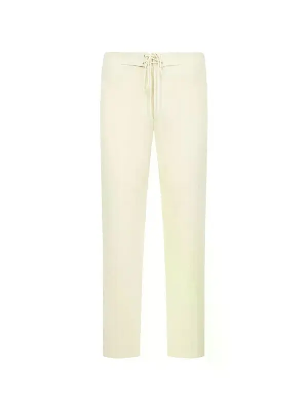 Auralee Drawstring Detail Wool Trousers - Neutrals