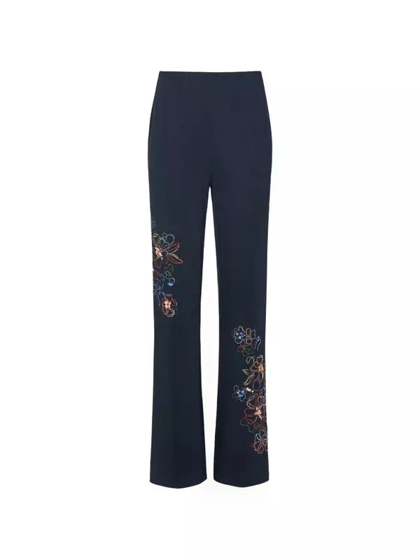 Cinq À Sept Kingsley Blooming Linework Trousers