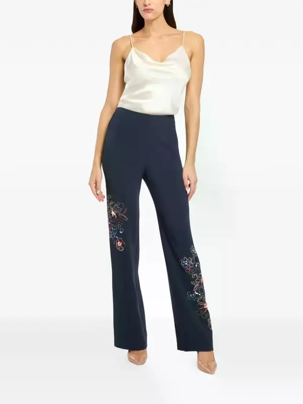Cinq À Sept Kingsley Blooming Linework Trousers