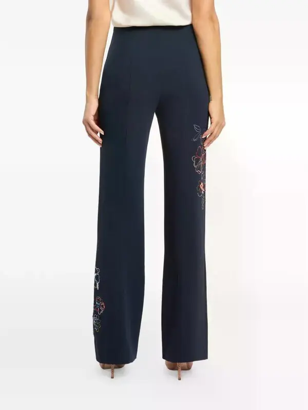 Cinq À Sept Kingsley Blooming Linework Trousers