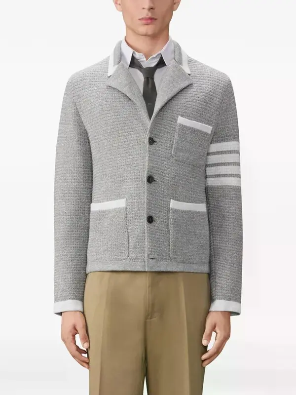 Thom Browne Signature Striped Cardigan Jacket