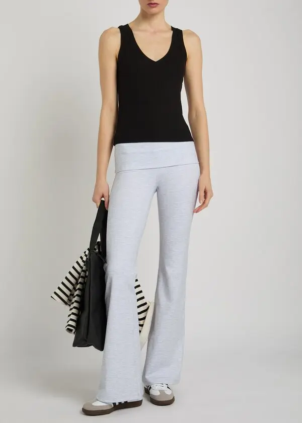 TALA Dayflex Flared-leg Stretch-jersey Leggings - Grey