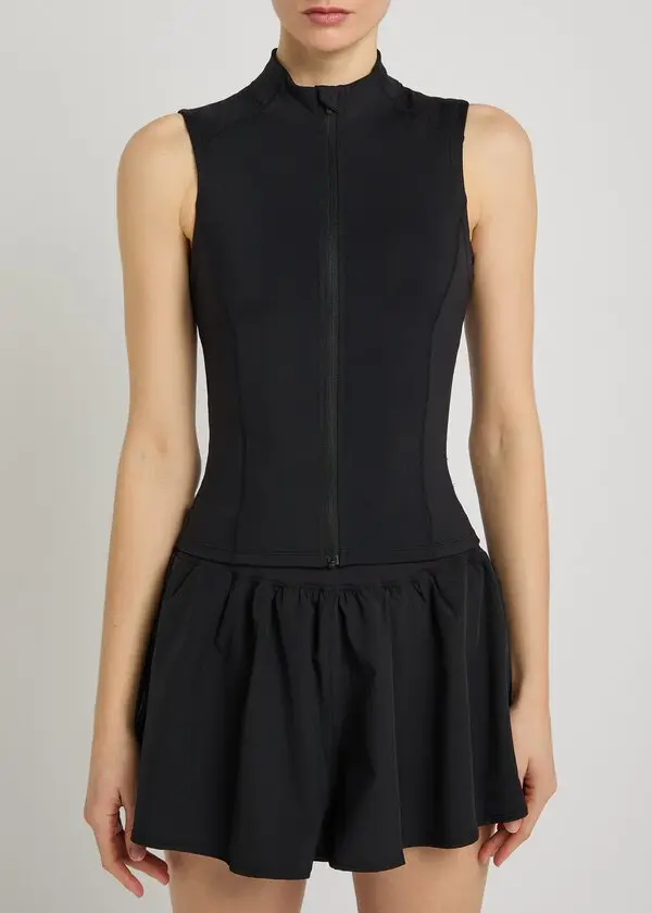 TALA Skinluxe Sleeveless Stretch-jersey Jacket