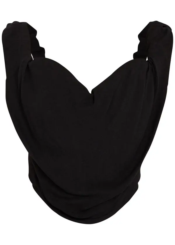 VIVIENNE WESTWOOD Sunday Draped Woven Corset Top